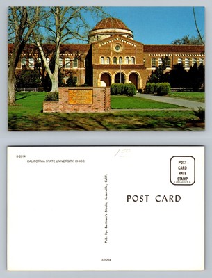 Chico, CA-California, State University Brick Building Vintage Postcard ...
