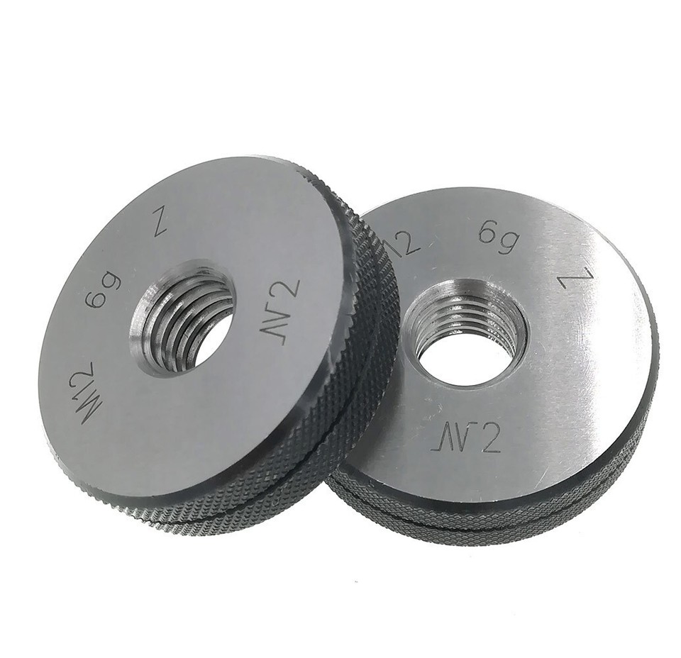 Thread Ring Gage M12 X 1.75 6g Threaded Ring Gauge GO NOGO ISO Metric ...