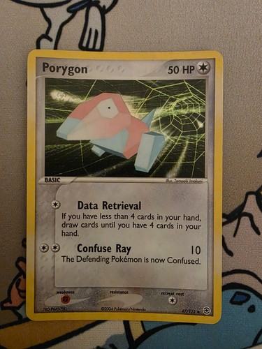 Pokemon TCG English Card Fire Red Leaf Green Porygon 47/112 Reverse ...