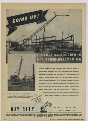 1946 Bay City CraneMobile Ad: Taylor & Gaskin Contractor - Detroit ...