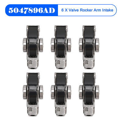 6 X Valve Rocker Arm Intake 5047896AD for Dodge Jeep Chrysler 3.6L 2016 ...