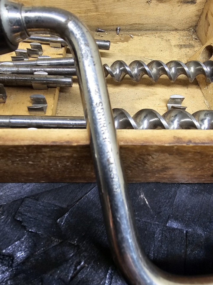 Very Rare Russell Jennings No. 50 Auger Bit Brace Set | eBay
