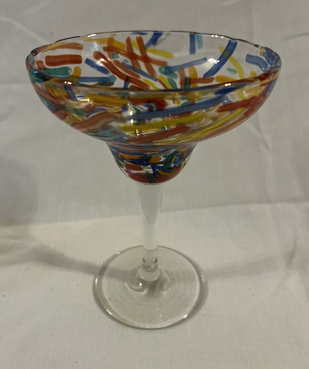 Pier 1 Confetti Margarita Glass | eBay