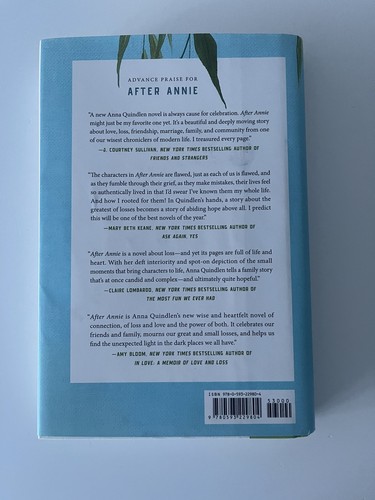 After Annie: A Novel By Anna Quindel Hardcover Book 2024 | eBay
