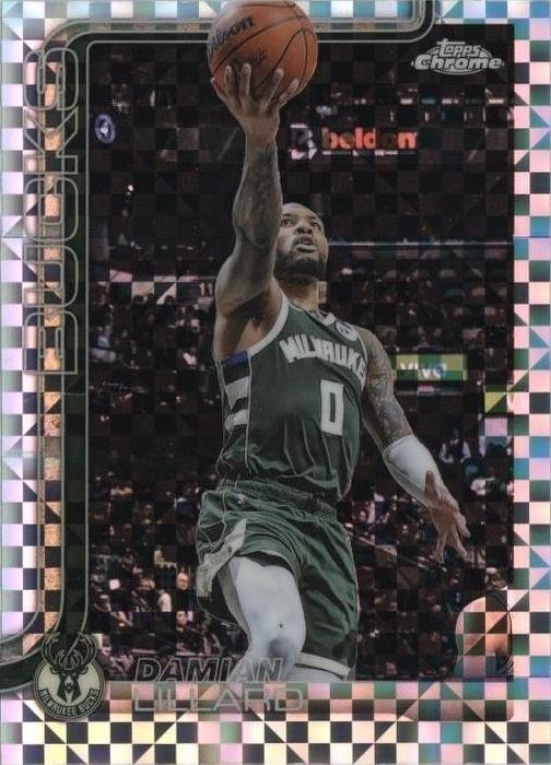 2025-26 Topps Chrome - Damian Lillard #153 X-Fractor for sale online | eBay