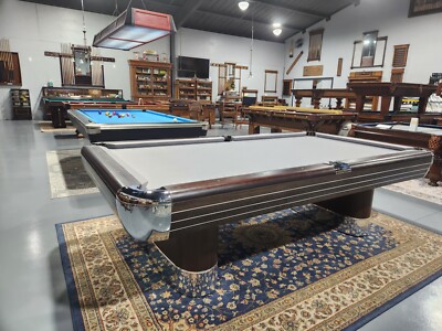 Antique Brunswick "Anniversary" pool table. 8' | eBay