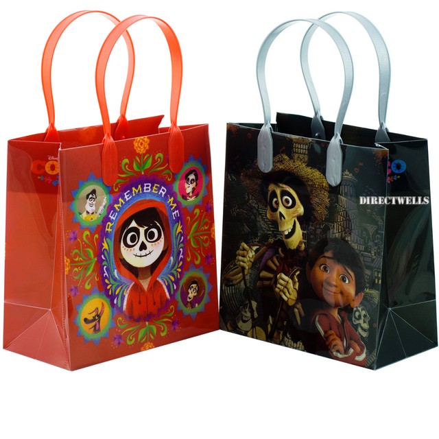 12pc Disney Movie Coco Birthday Party Favor Goody Candy Loot Gift Bags ...