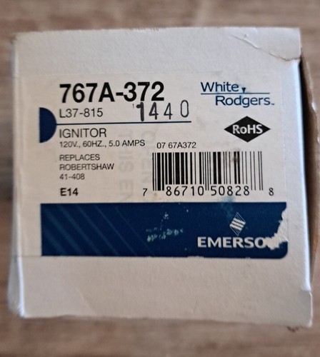 White Rodgers 767A-372 Hot Surface Ignitor. 120VAC/60hz. Free Shipping ...