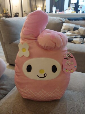Squishmallow Sanrio Hello Kitty My Melody Ice Cream 12" Soft Plush ...