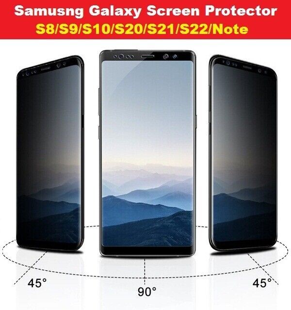 2X Samsung S24 Ultra S24 Plus S24 Privacy Tempered Glass Screen ...