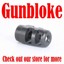 Muzzle Brake Compensator THE NULLIFIER 37/64x28 -.578 x 28 45ACP, Glock ...