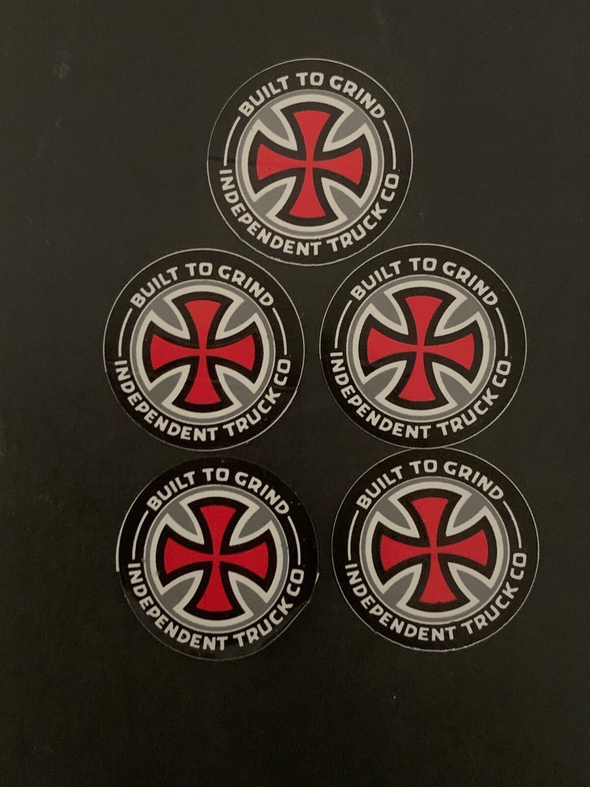 Independent Truck Skate Sticker, #4, 1 " X 1 ", 5 Built to Grind ...