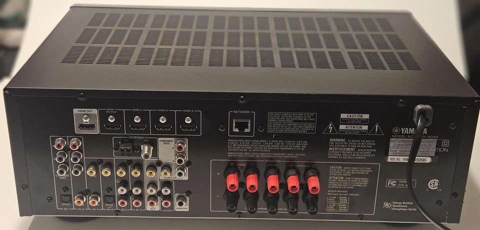 Yamaha HTR-4065 Natural Sound 270 Watt 5.1 Channel HDMI AV Receiver | eBay