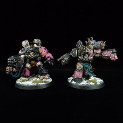 Warhammer 40k Emperor's Children Obliterators Painted Chaos Space ...