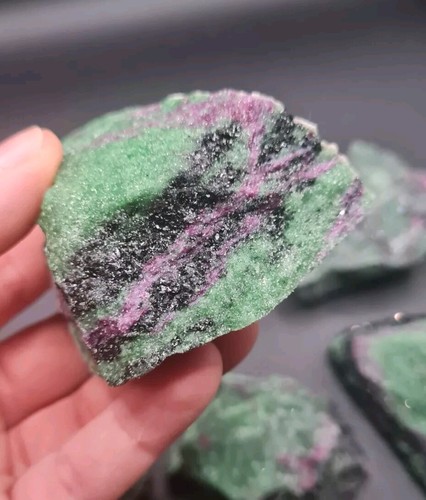 Ruby Zoisite Specimen, UV-reactive, 145-158g | eBay