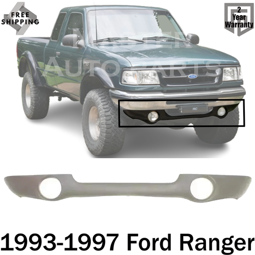 New Front Bumper Lower Valance Panel Primed Fits for 1993-1997 Ford ...