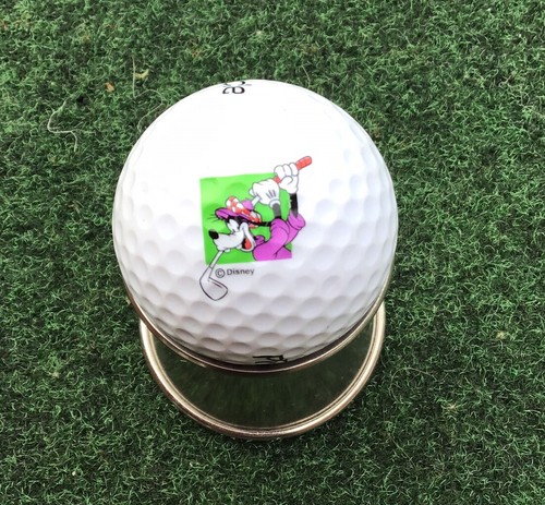 Disney VINTAGE Goofy Pinnacle Gold COLLECTABLE Display Golf Ball | eBay