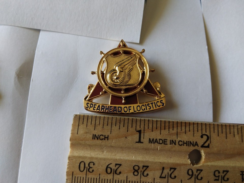 10 PAIRS OF - U.S. Army TRANSPORTATION CORPS Unit DI DUI Crest PINS ...