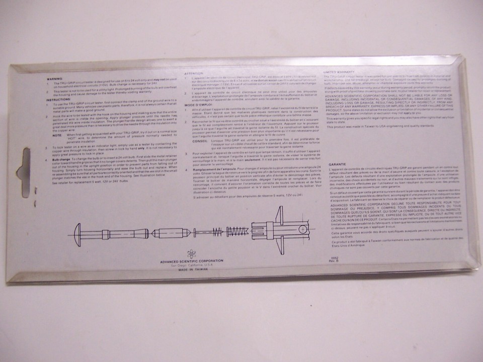 Tru-grip Professional Circuit Tester #lr | eBay