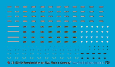 Peddinghaus-Decals 1/35 0909 DDR - Uniform Decals People's Police 1952 ...