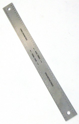 String Spacing Rule - Nut and Bridge string layout tool | eBay