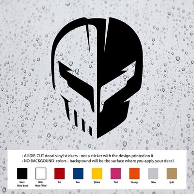 C8 Jake Skull Decal Vinyl Sticker for Racing Stingray Car | All Die Cut ...