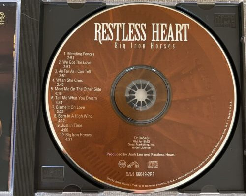 Restless Heart : Big Iron Horses 1992 American Country Music Band | eBay