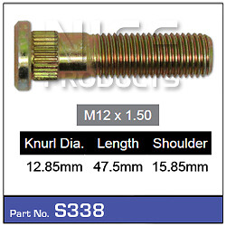 NICE PRODUCTS Wheel Stud S338 S338 | eBay