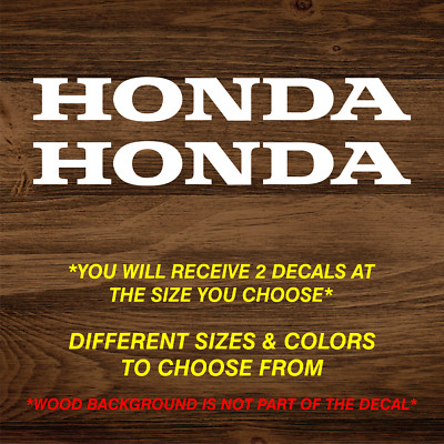 2x Honda Vinyl Decal Sticker Free Shipping | eBay