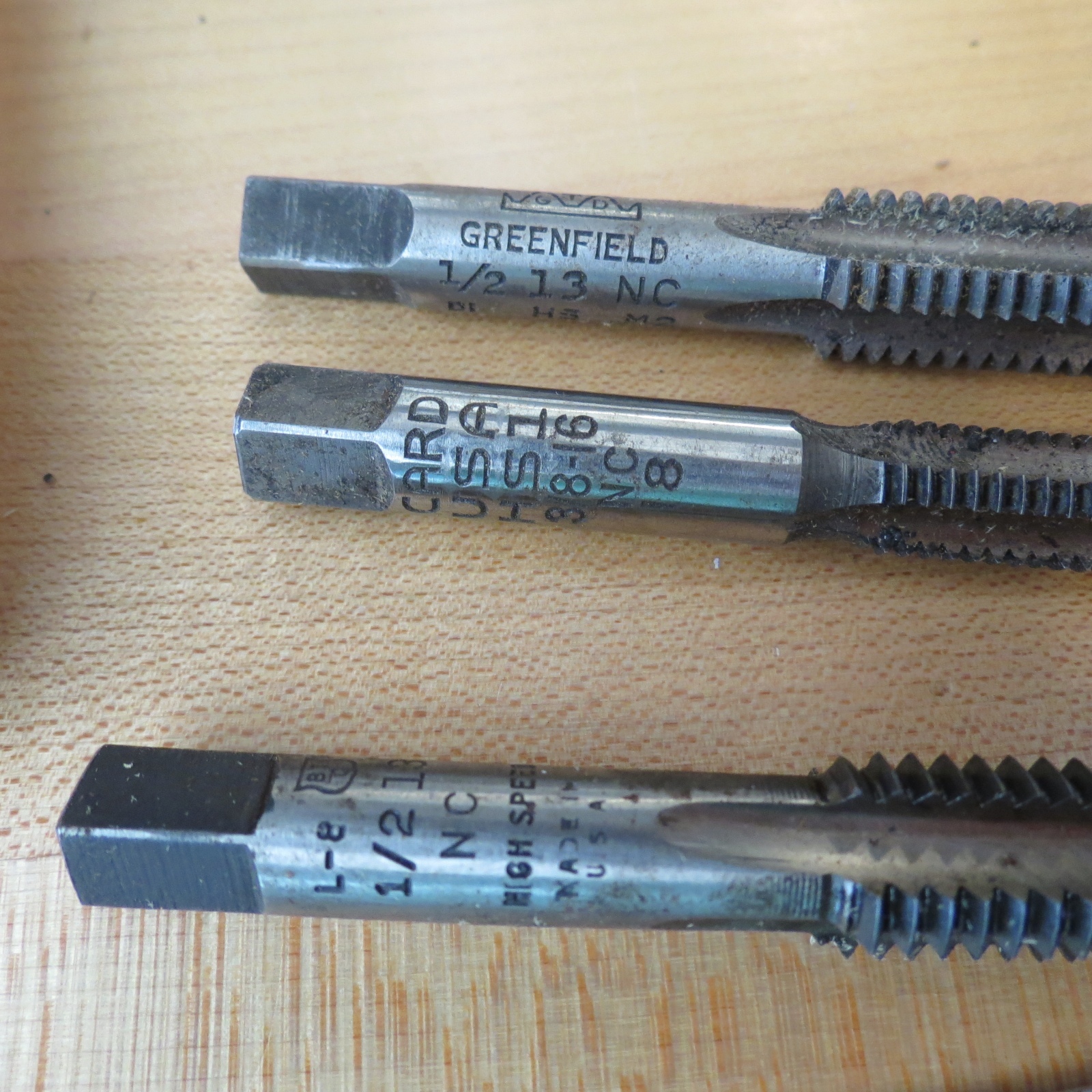 Vintage Greenfield Hand Taps box with mix bits (lot#10895) | eBay