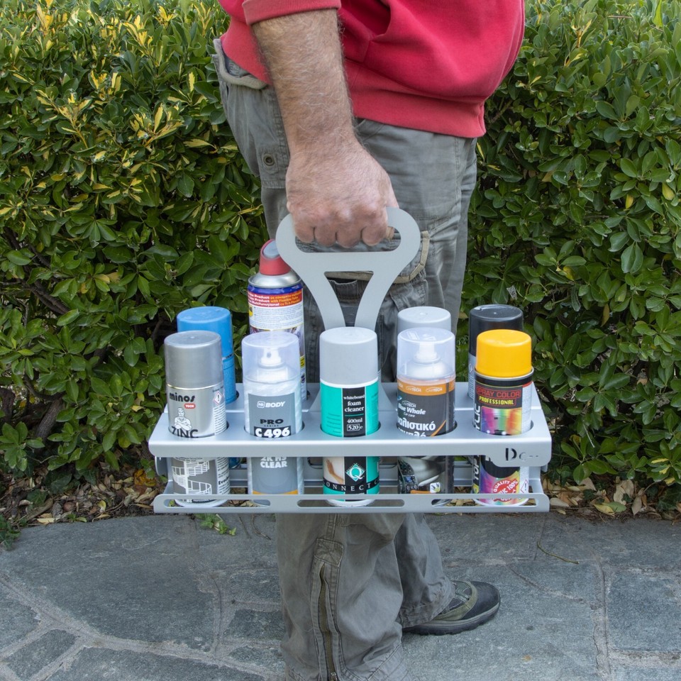 Spray Can Rack / Aerosol Can Holder & Lube Storage Rack | eBay