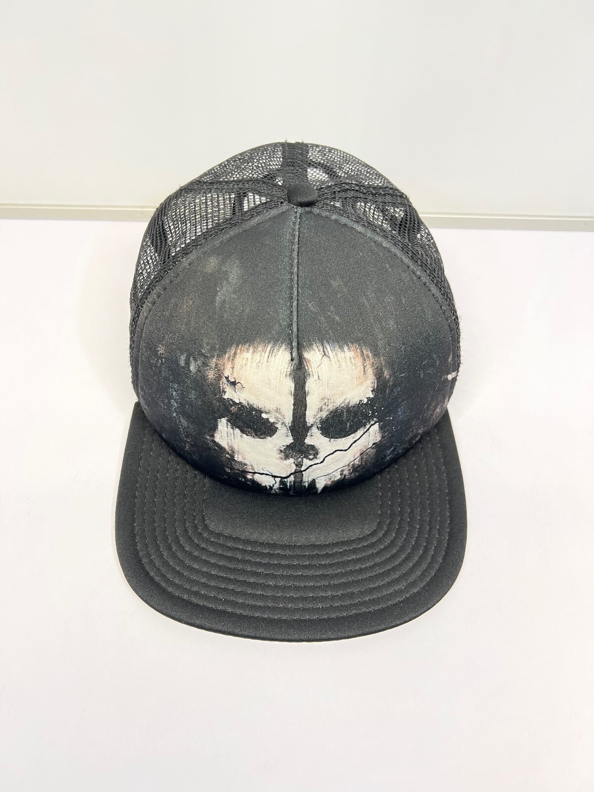 Activision Skull Call of Duty Ghosts Truckers Mesh Snapback Hat Cap ...