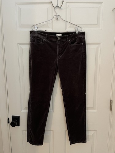 JJill Womens 12 Gray Casual Soft Straight Leg Pants Excellent 34W ...