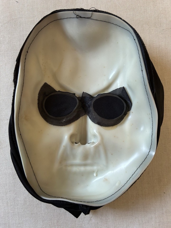 Vtg Easter Unlimited Mask Ghoul Ghost Black Shroud Phantom Glow Dark ...