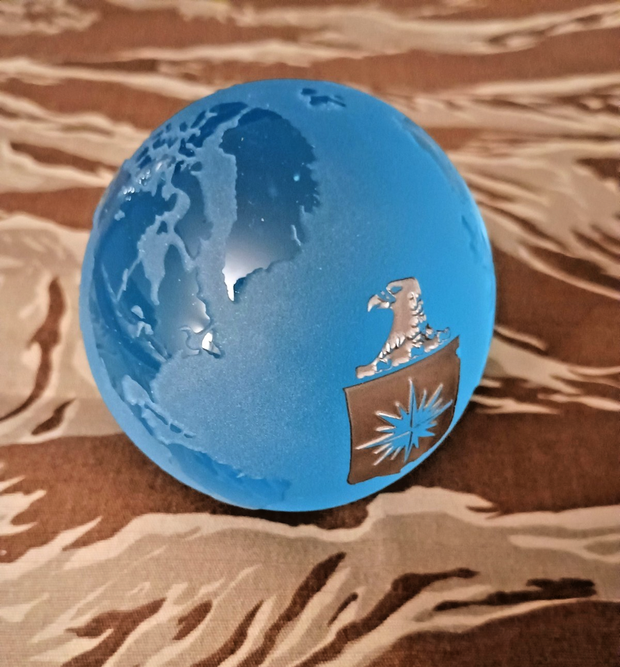 CIA Eagle and Shield Globe World Paper Weight Paperweight | eBay