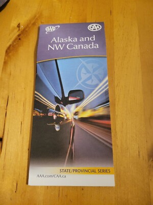 AAA Alaska State Road Map AAA Includes NW Canada | eBay