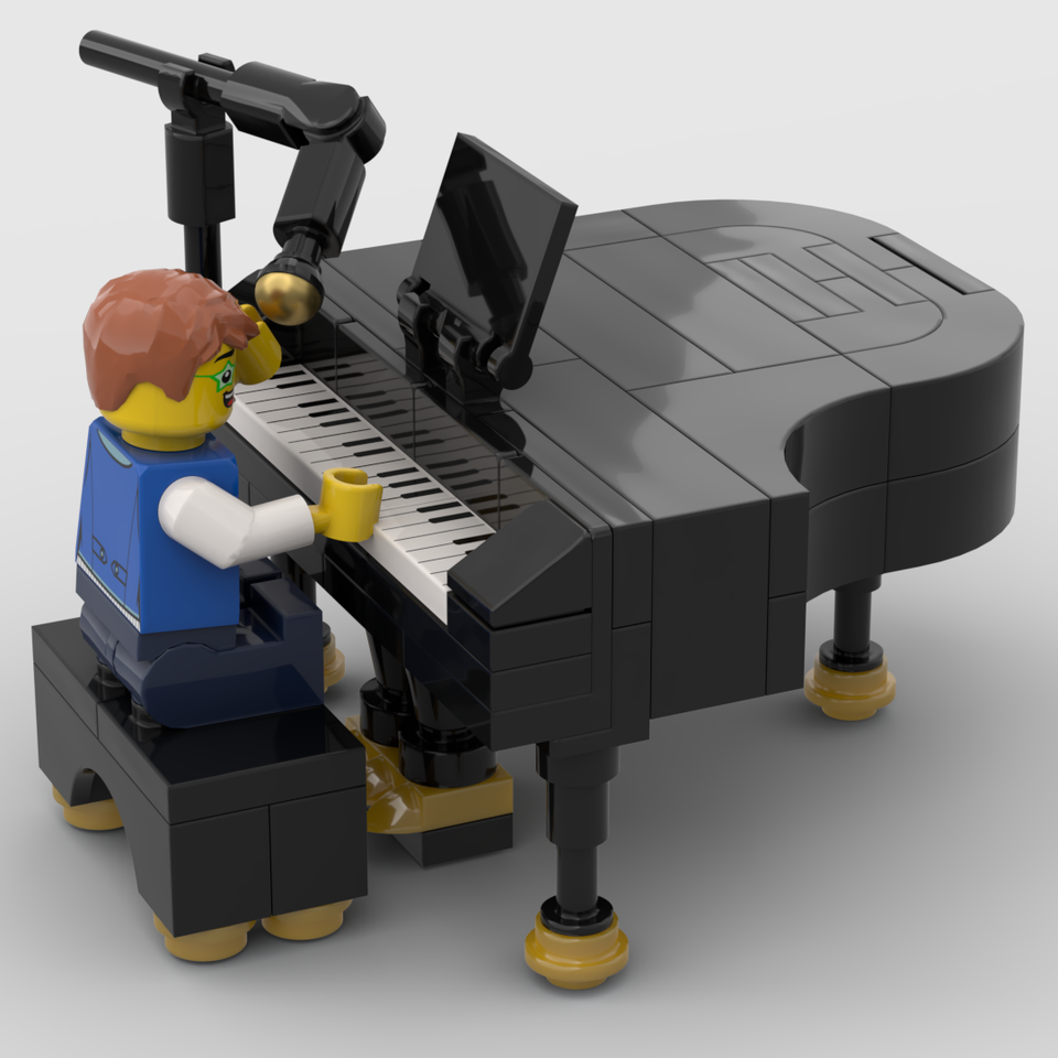 LEGO Grand Piano Kit with Minifigure, Original Design. 100% New LEGO ...