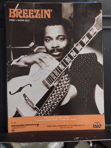 George Benson Sheet Music Breezin' Piano Guitar Solo 1970's Pop Jazz ...
