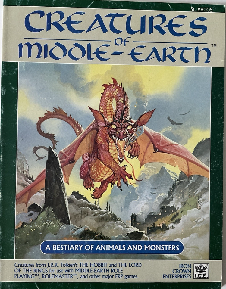 MERP lot 3 books Northwestern Gazetteer, Creatures, Core Rulebook | eBay