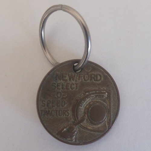 vintage Ford Select-O-Speed Tractors dealer promo key ring fob, c.1960 ...