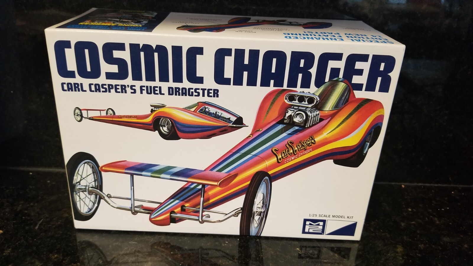 MPC CARL CASPER COSMIC CHARGER DRAGSTER 1/25 SCALE MODEL KIT | eBay