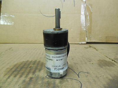 Crouzet Gear Encoder 82862502 5000 RPM 24 Volt 50 output RPM @ 24 VDC ...