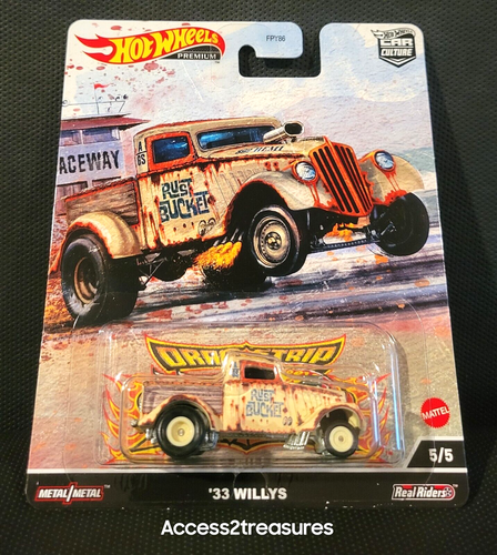 Hot Wheels Premium - '33 Willy's (Dragstrip Demons) Car Culture ...