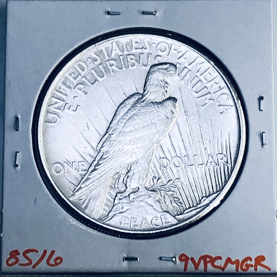 1921 P BU GEM PEACE SILVER DOLLAR UNC MS+++ U.S. MINT RARE KEY COIN ...