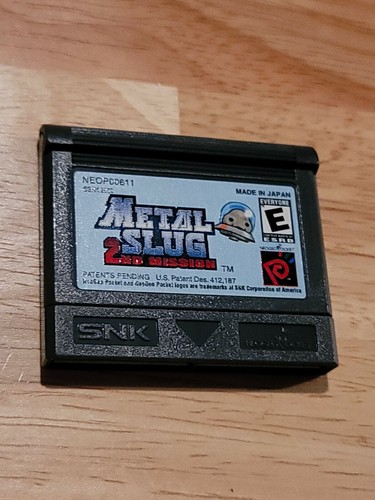Metal Slug 2nd Mission NeoGeo Pocket Color NGPC ESRB USA CART ONLY ...