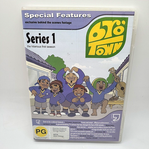 Bro Town Series Season 1 New Zealand Animated Comedy PG DVD | eBay