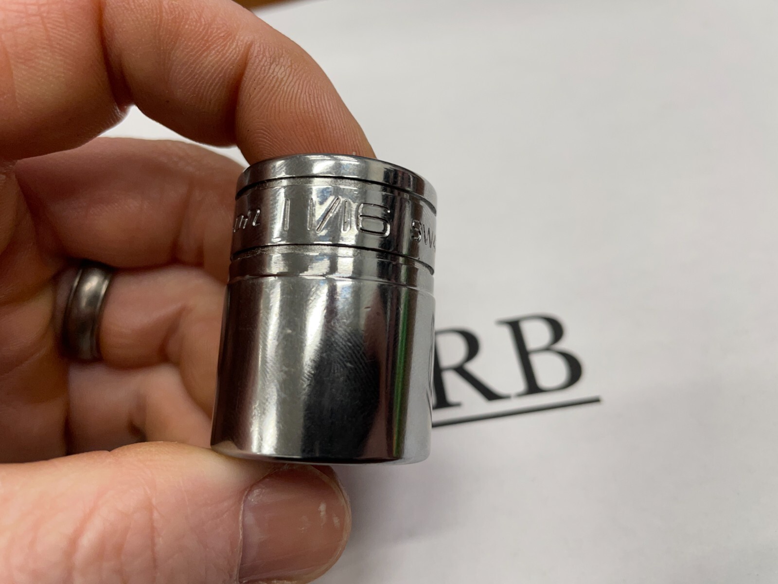 Snap-On Tools USA NEW SAE 1/2 Drive 11/16" Double Square 8PT Chrome ...