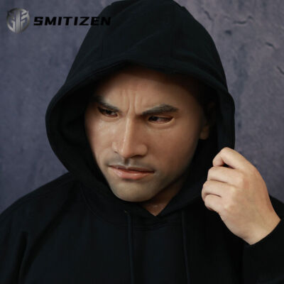 SMITIZEN Realistic Silicone Disguise Male Mask Adult Lifelike Human Men ...