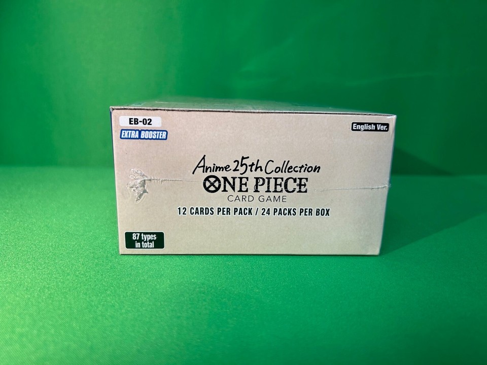 One Piece TCG Sealed New Extra Booster Anime 25th Collection Box ...