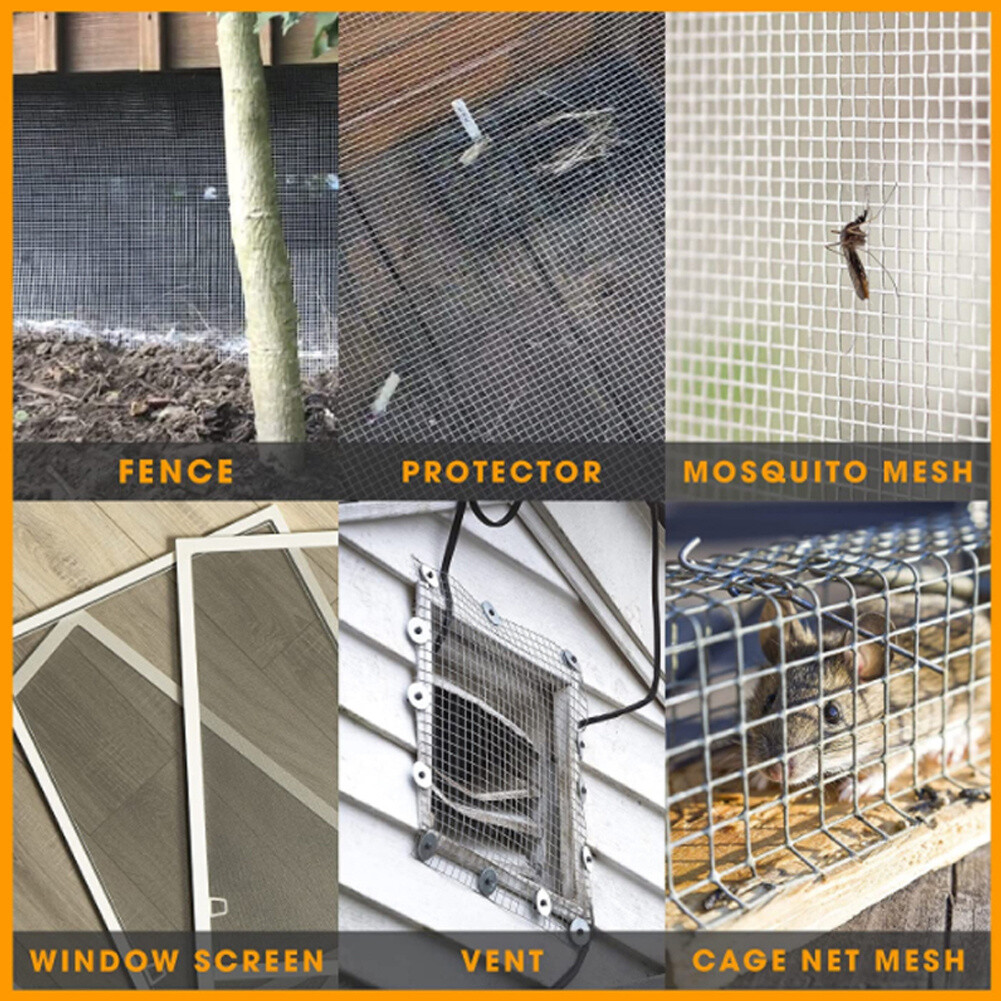 3/6M Stainless Steel Rat Mesh Rodent Proofing Woven Fine Wire Metal ...